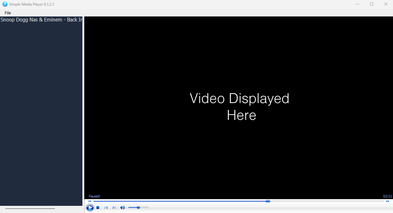 Simple Media Player